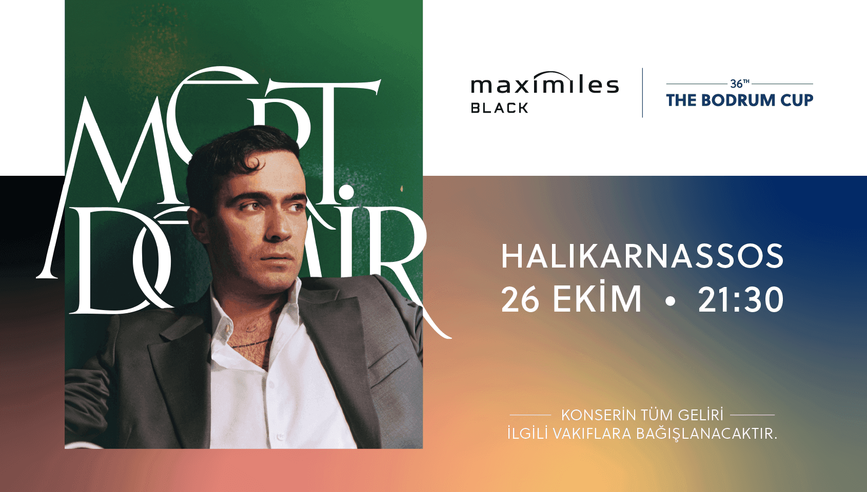 Maximiles Black 36. The Bodrum Cup Mert Demir Konseri - Bu Müzik kaçmaz ...