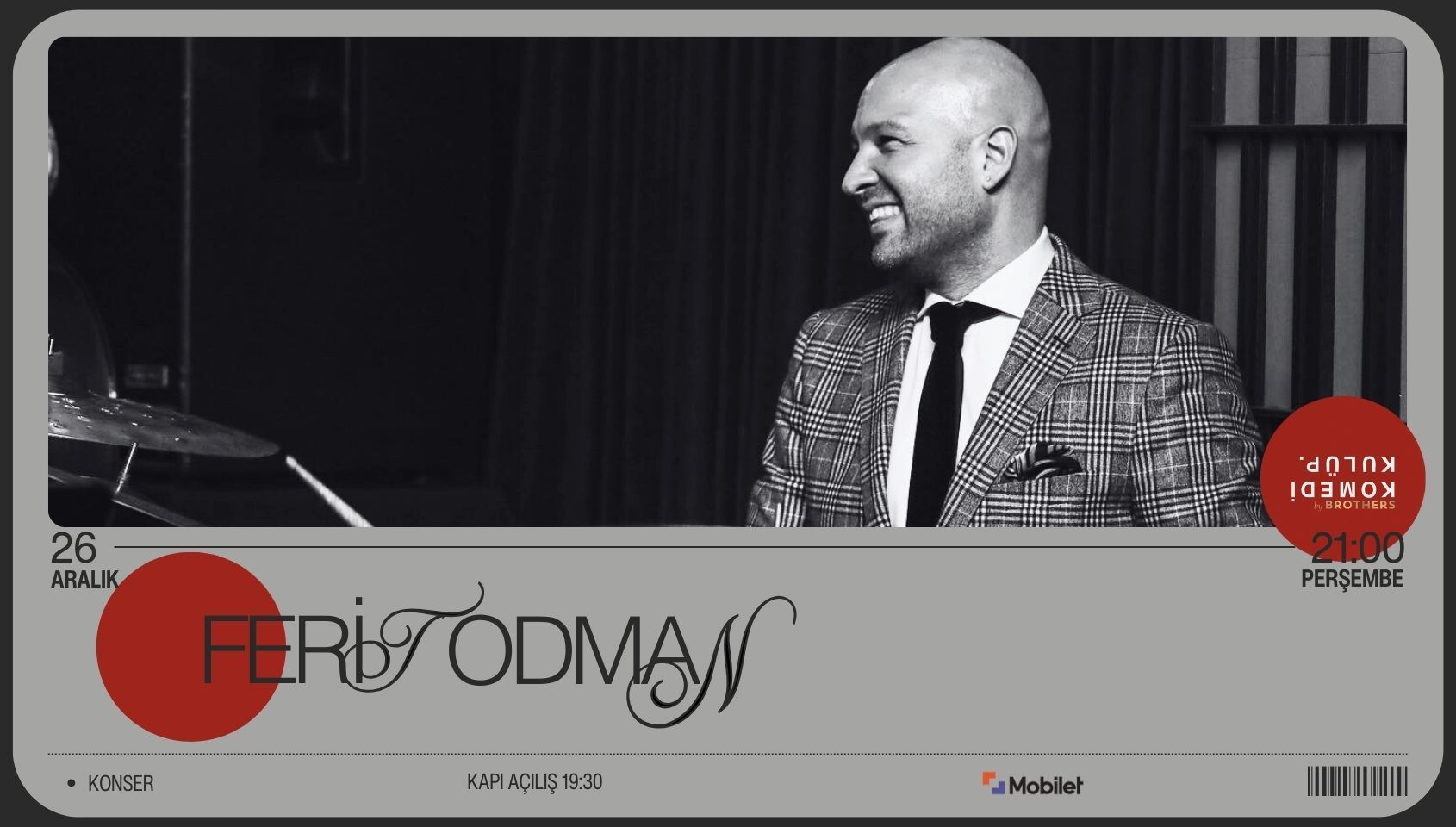 Ferit Odman Quartet - Bu Müzik kaçmaz diyorsan Mobilet’te yerin hazır!